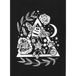 Jacqueline Wild Art Card - Bee - Down To Earth Cards