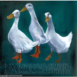 Ducks By Sam Cannon Art - Down To Earth Cards