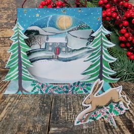 Woodland Peep Through Card By Driftwood Designs
