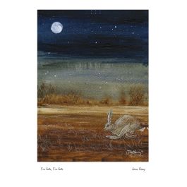 I'm late, I'm late by Jane Keay Art Card - Down To Earth Cards