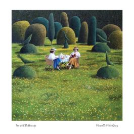 Tea with Buttercups By Marcelle Milo-Gray Art Card - Down To Earth Cards