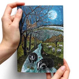 Moonlight Advent Calendar Greetings Card By Molly Lemon Art - Down To ...