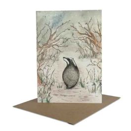 Mr Badger By Sarah Pettitt - Down To Earth Cards