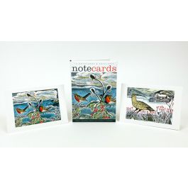 Robins and Teasels and Curlew Christmas Notecards by Angela Harding ...