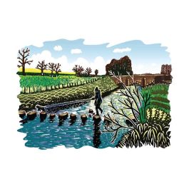 Down By the River By Robin Mackenzie Art Card - Down To Earth Cards