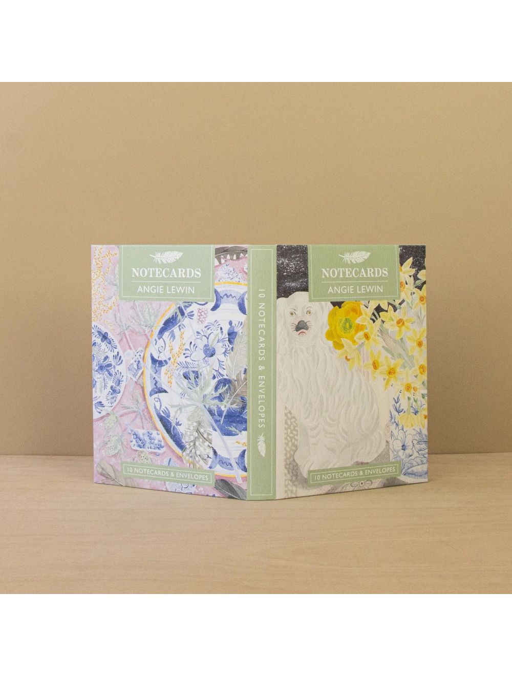 Spey Spring with China Dog & Delft Blue with Sea Holly and Feathers ...