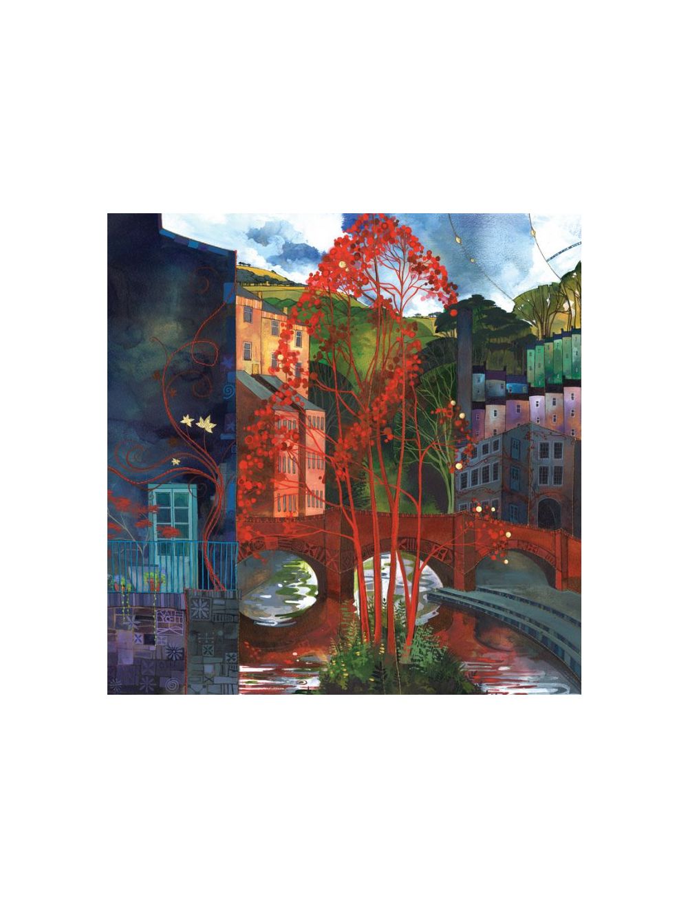 Red Leaves By Kate Lycett